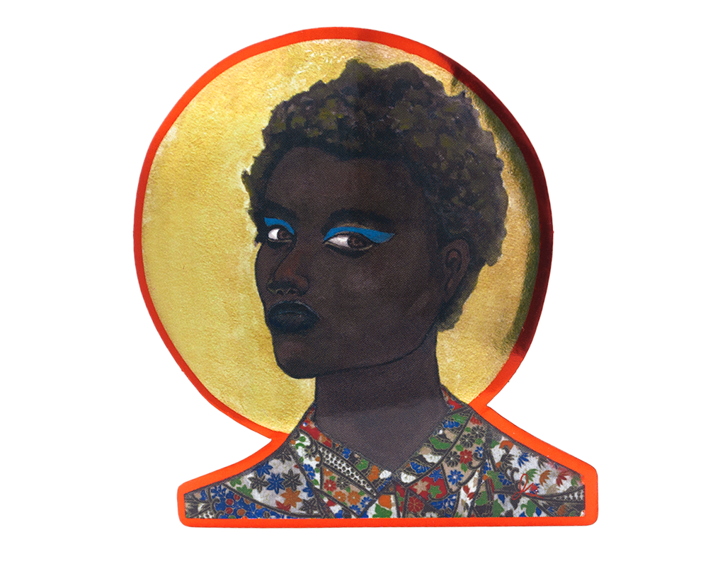 Portrait 1 Art Sticker