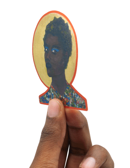 Portrait 1 Art Sticker